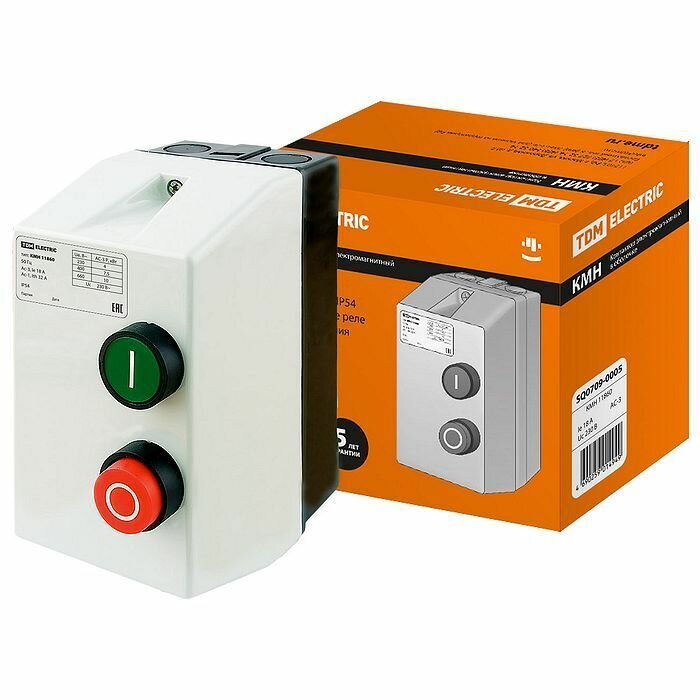 Контактор TDM Electric КМН-11860, 18A, 230V, IP54, DIN-рейка