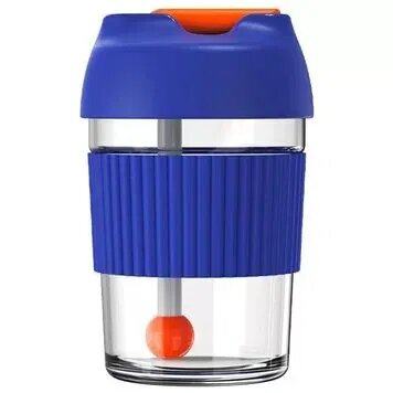 Термостакан Kiss Kiss Fish Rainbow 365ml, Dark Blue (G-U36W)