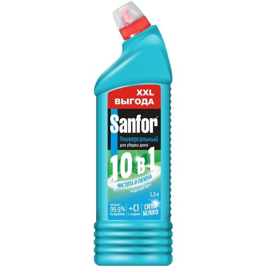 Чистящее средство Sanfor UNIVERSAL Морской бриз, универсальное, 1.5 л