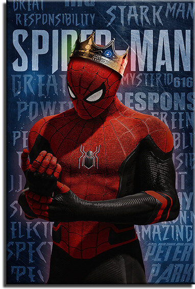 Картина "Человек-Паук" 50х30 см