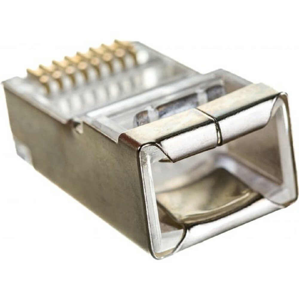 Cablexpert Коннектор коннектор кат 5, экранированный RJ45 FTP8P8C, 100 шт. в уп. PLUG5SP