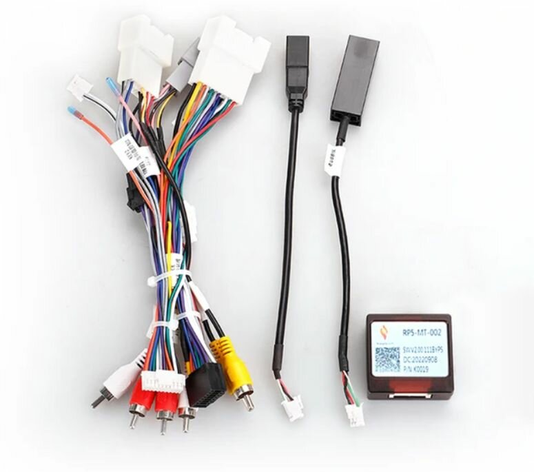 Проводка андроид магнитолы (кабель и канбас XP) для Mitsubishi Pajero Sport 2 L200 2008 - 2016 Outlander 3 2012 - 2018 ASX