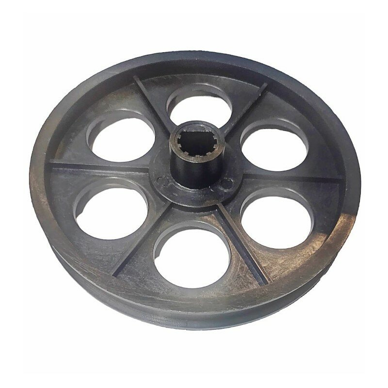 Шкив для бетономешалки, металлическая втулка, внутр. D-16, наружный D-162мм. скос на валу, арт. 006-0627 №733