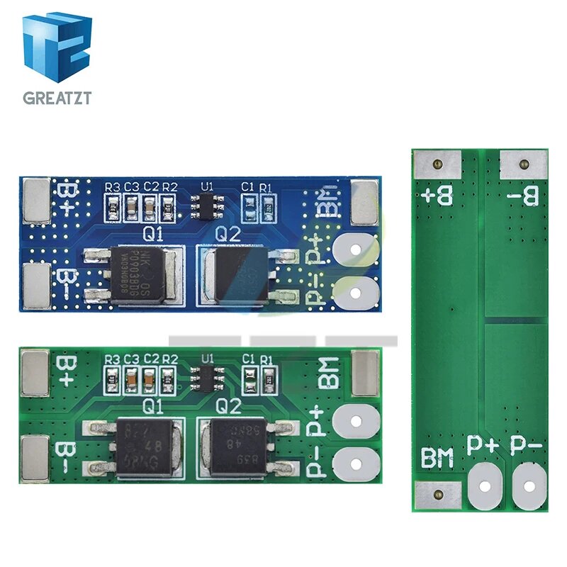 GREATZT BMS 2S 3,2 В 3,7 В 8A LiFePO4/плата защиты от заряда литиевой батареи 15 А пиковый ток