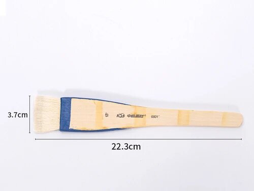 Керамическая кисть из дерева и шерсти овец Tool brush 1.5