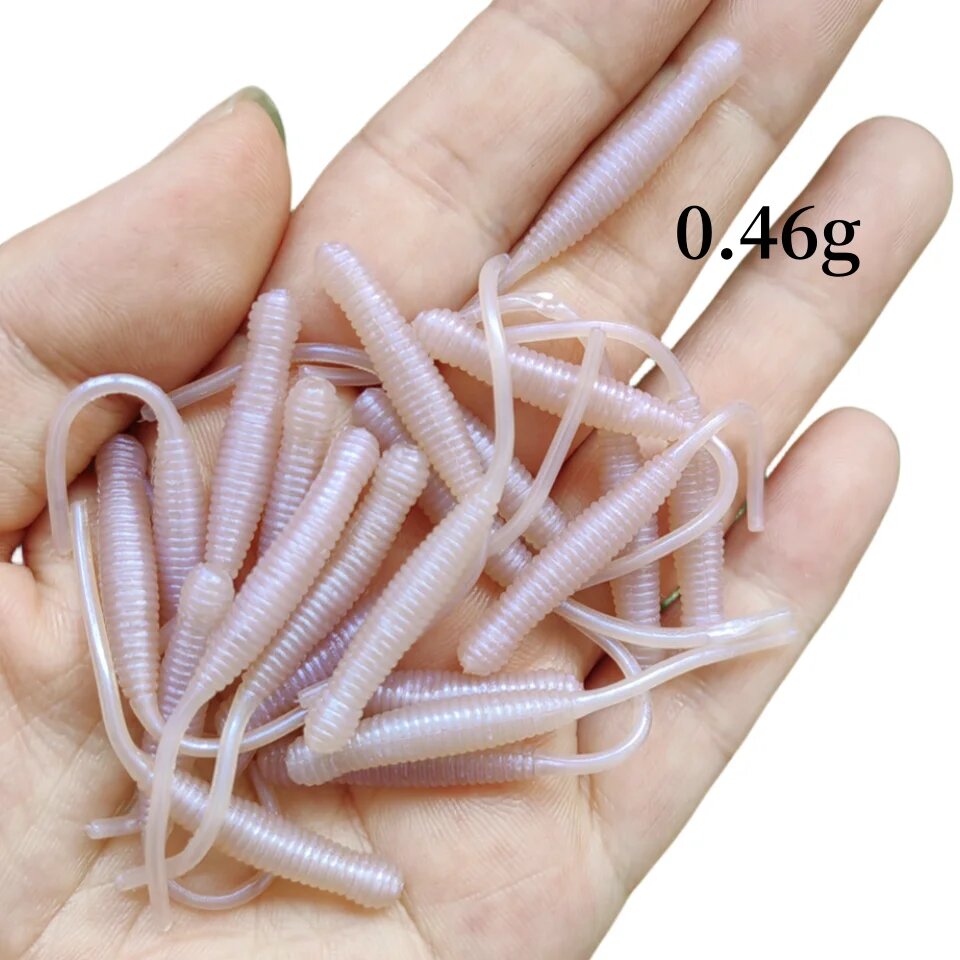 MUKUN Мини мягкие черви для рыбалки 10 шт GD40 10pcs 07
