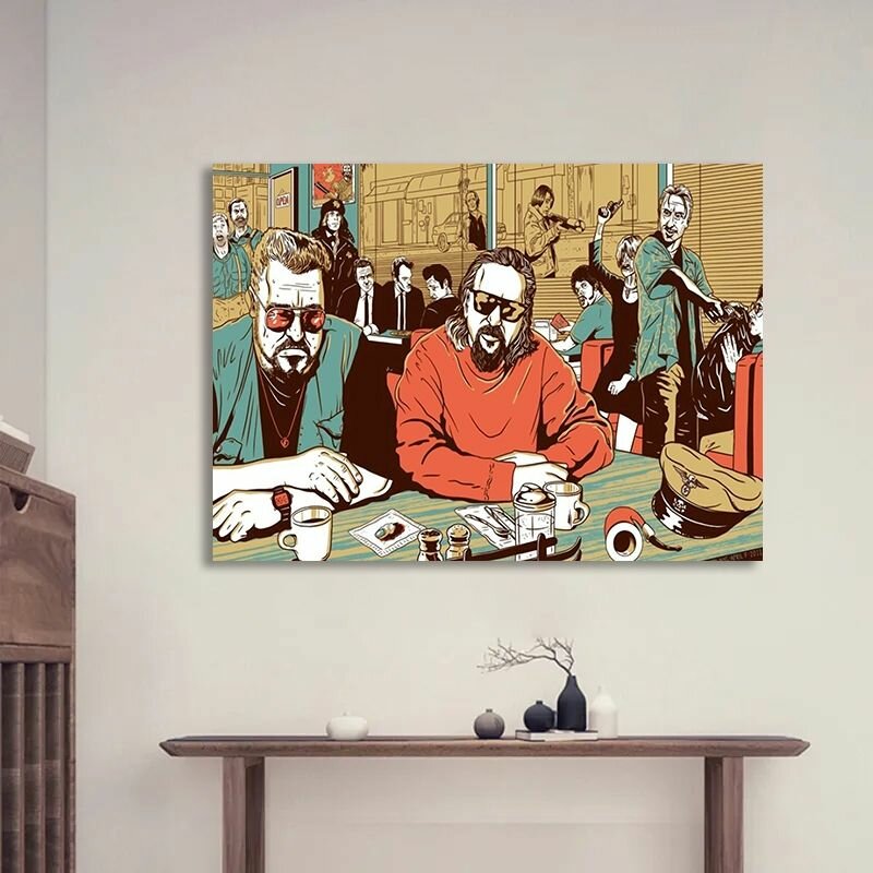 Большой лебовски / Big Lebowski, 40х60 см. Интерьерные картины / на стену, постер на холсте