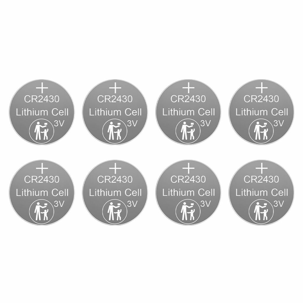 2-карточный аккумулятор CR2430 3V 285mAh smart remote control button battery