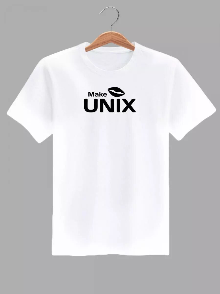 Футболка make unix