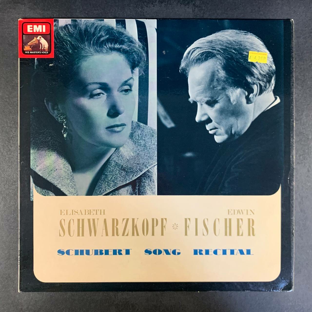Schubert, Elisabeth Schwarzkopf, Edwin Fischer - Schubert Song Recital (Виниловая пластинка)