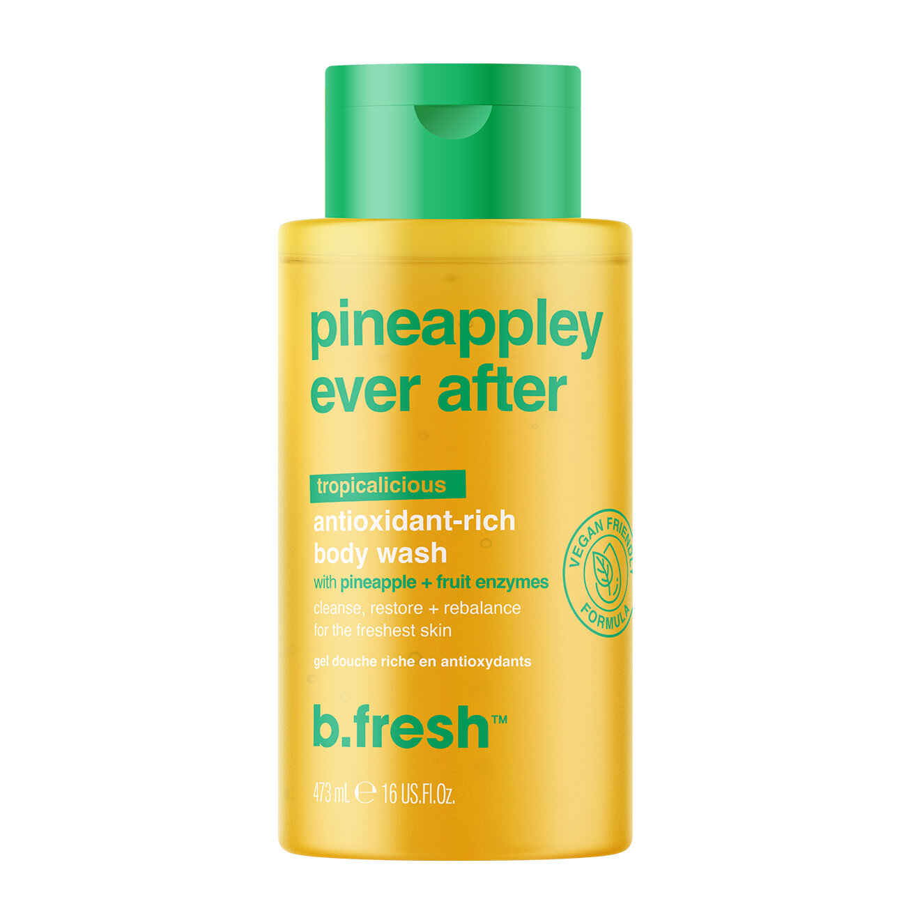 Гель для душа B.Fresh Pineappley Ever After Antioxidant-Rich, увлажняющий, отшелушивающий, 473мл