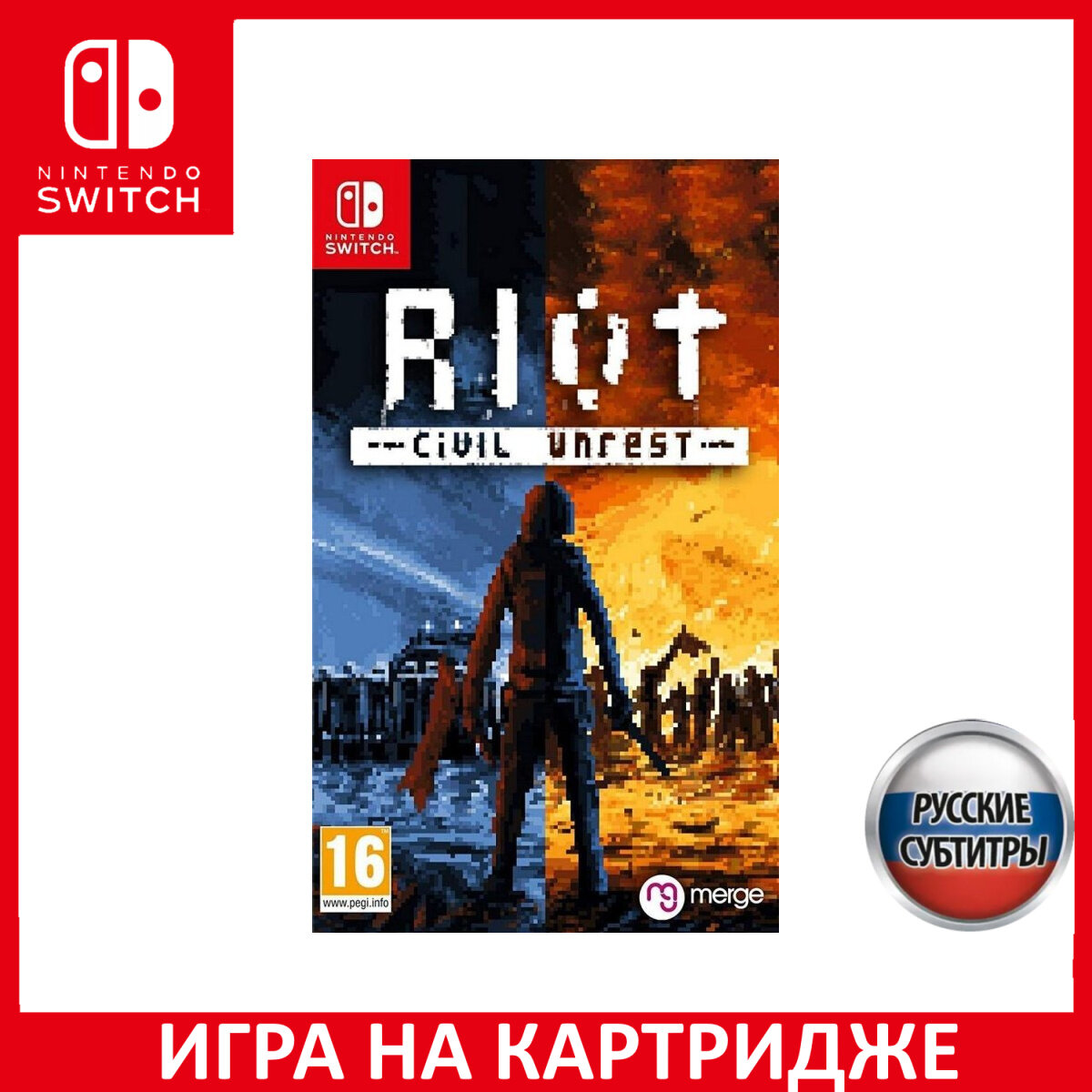 Игра Riot: Civil Unrest Switch Русская Версия Картридж на Nintendo Switch