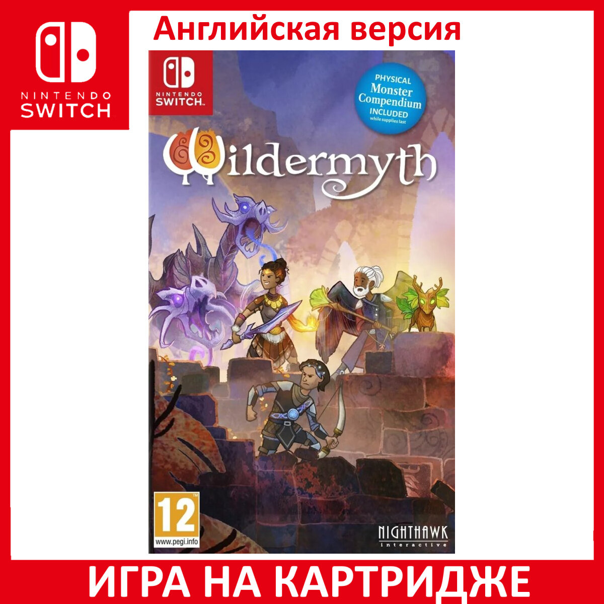 Игра Wildermyth Switch Английский язык Картридж на Nintendo Switch