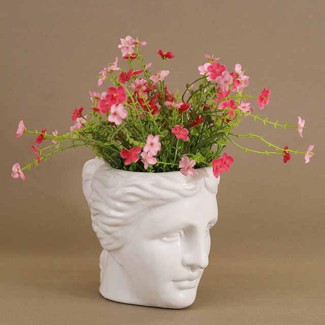 Декоративное кашпо Голова Венеры 18*16 см, Kaemingk, 521469-2