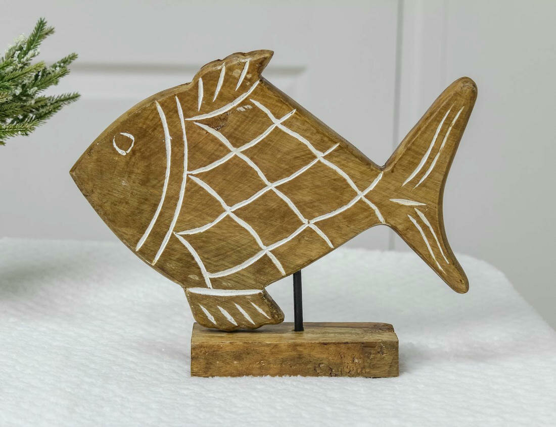 Декоративная фигура, древесина манго, 24 см, Koopman International