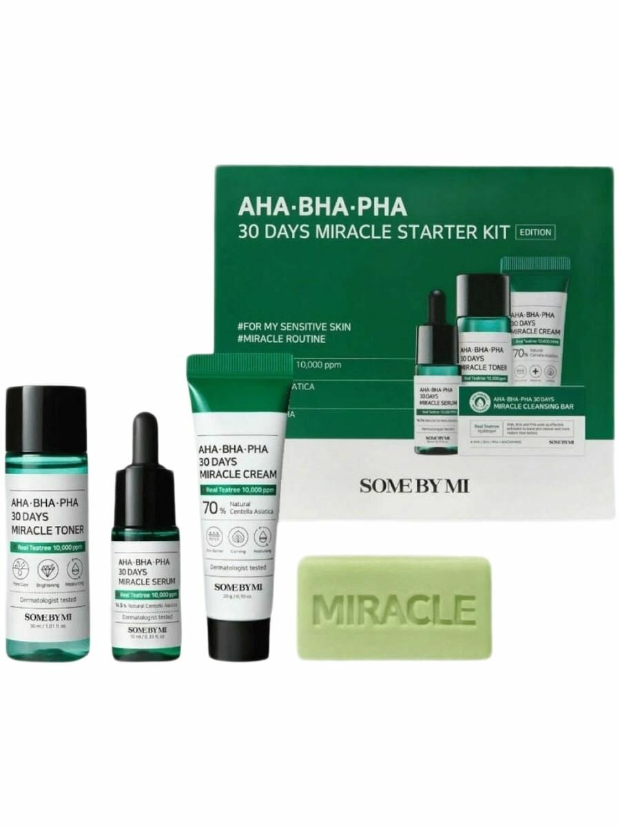 SOME BY MI Набор с кислотами для ухода за лицом AHA BHA PHA 30 DAYS MIRACLE STARTER KIT
