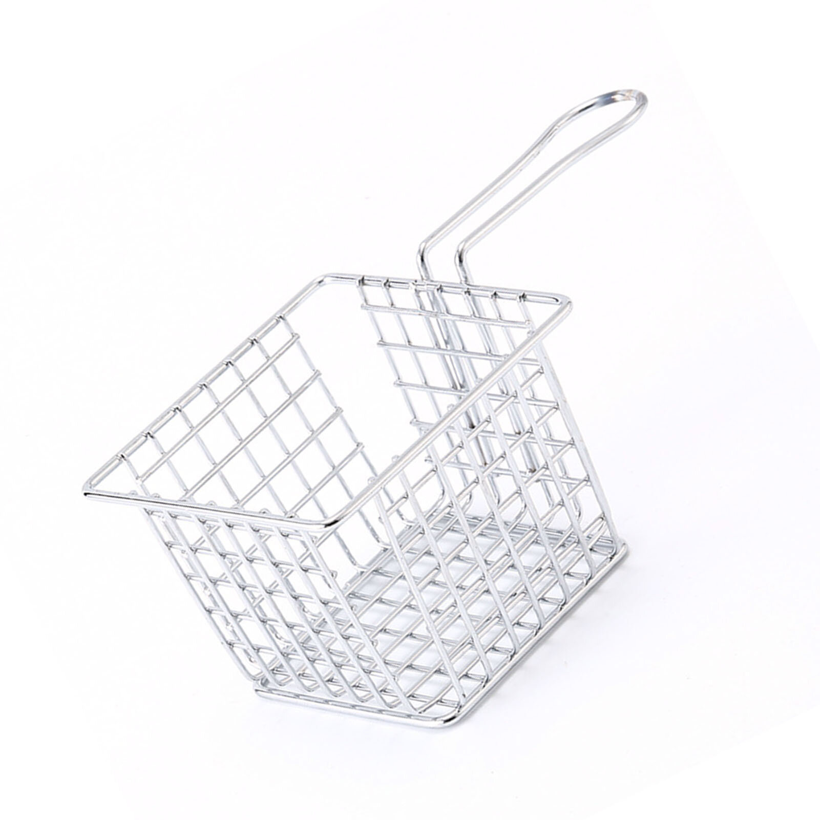 Корзина для фритюрницы, утюг, держатель для картофеля фри, ситечко для жарки с ручкой для ресторана, дома, гальваника, цвет