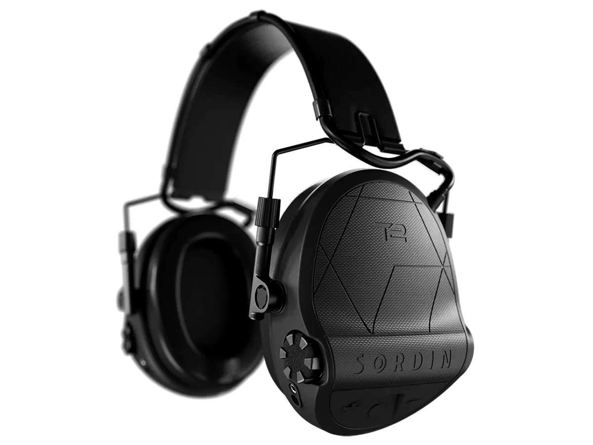 Наушники Активные Sordin (Msa) Supreme T2 Headband Black, Кожа/чёрные