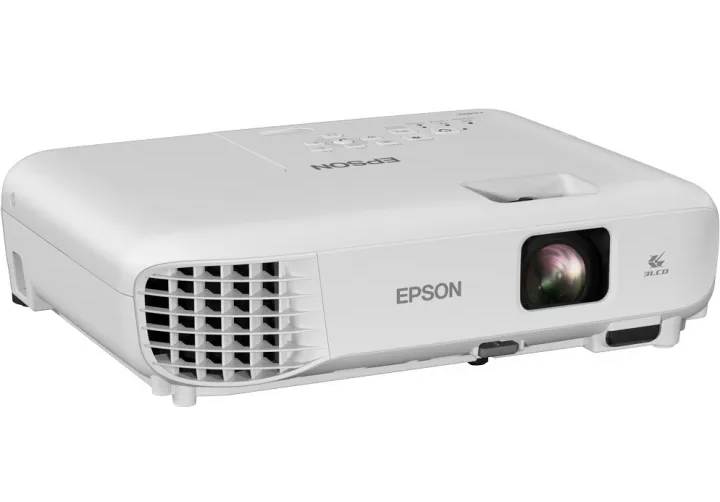 Проектор Epson EB-E01 (3LCD, XGA 1024x768, 3300Lm, 15000:1, HDMI, 1x2W speaker, lamp 12000hrs, White