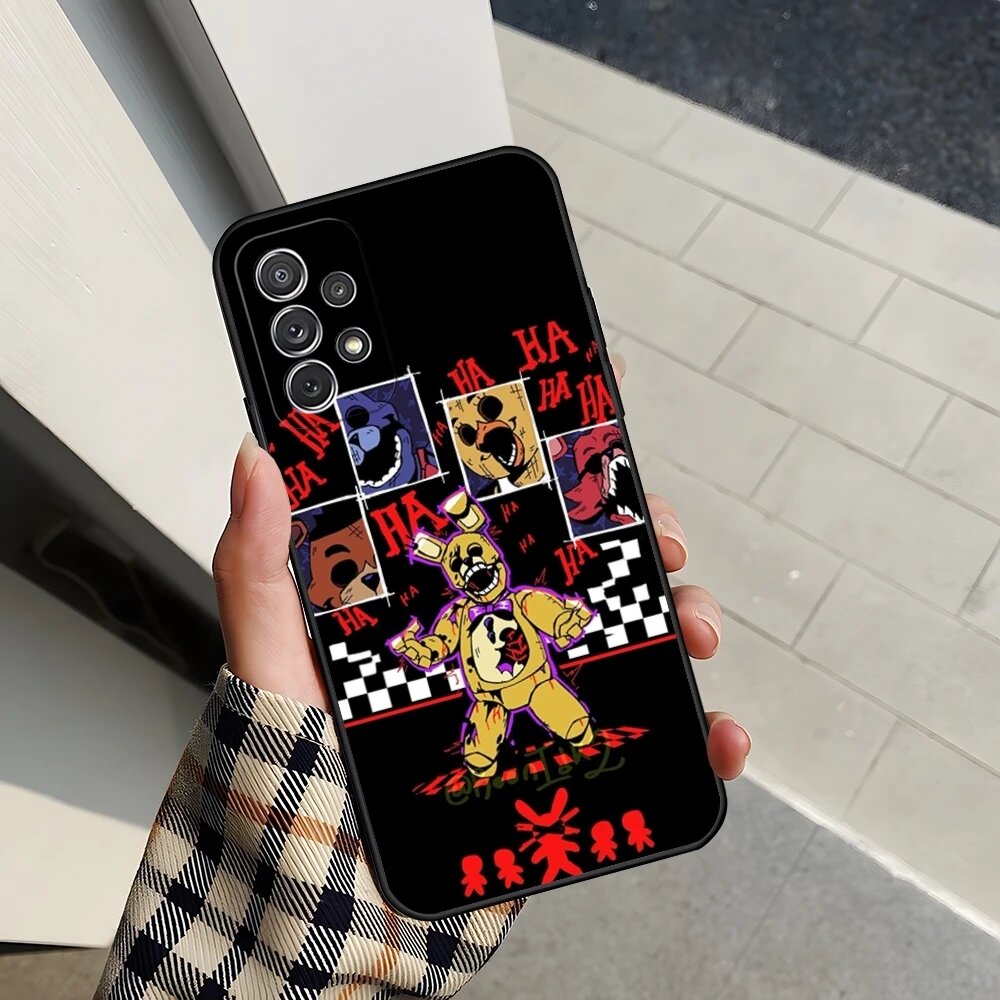 Чехол Fnaf Galaxy S21 Plus Black3