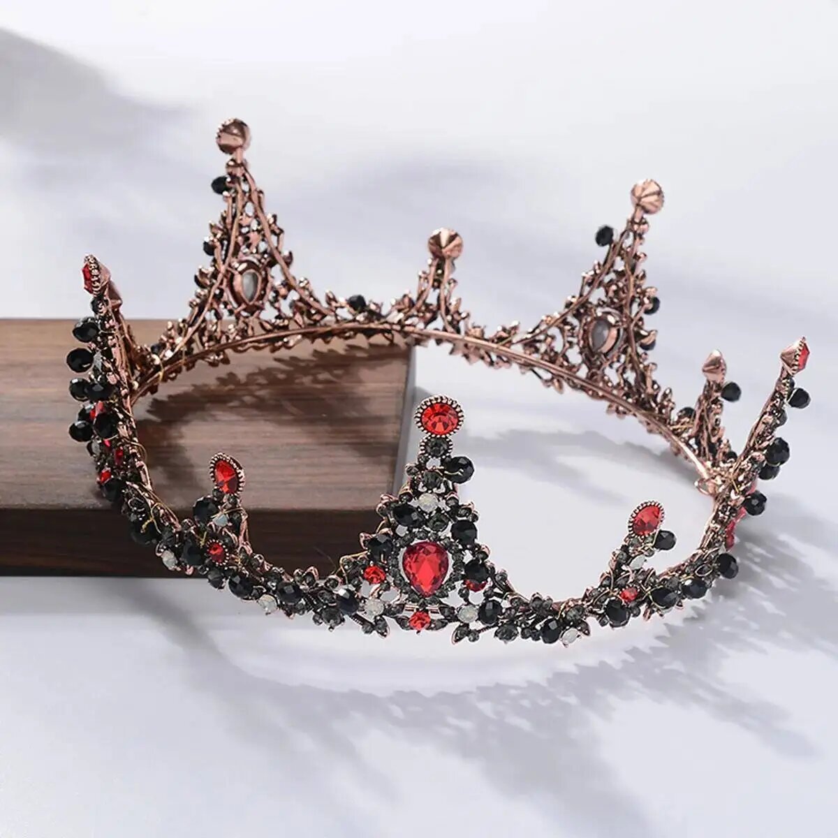 Черная металлическая диадема Antique Copper