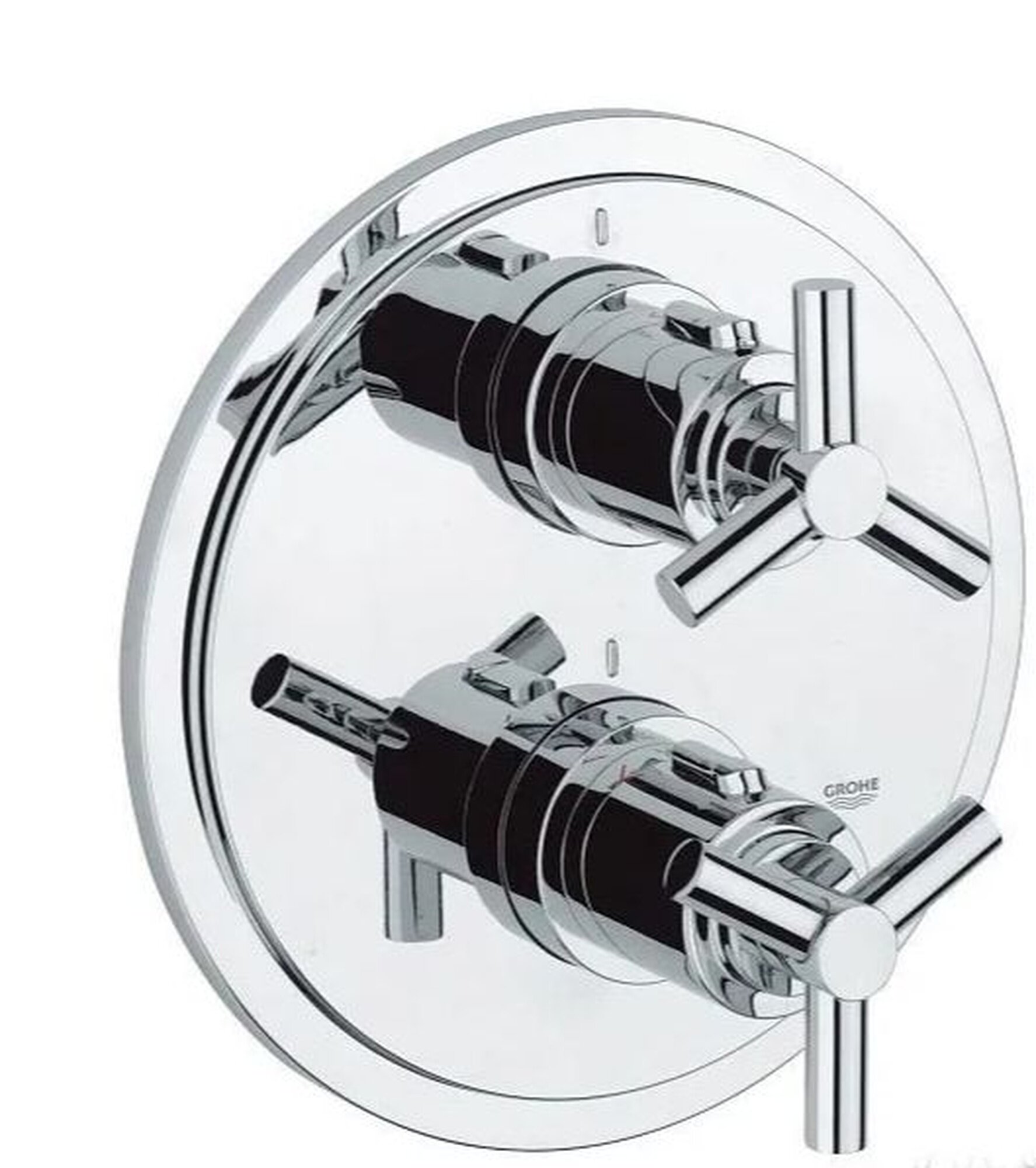 Термостат для душа GROHE Atrio Ypsilon 19394000, хромированная поверхность, современный стиль