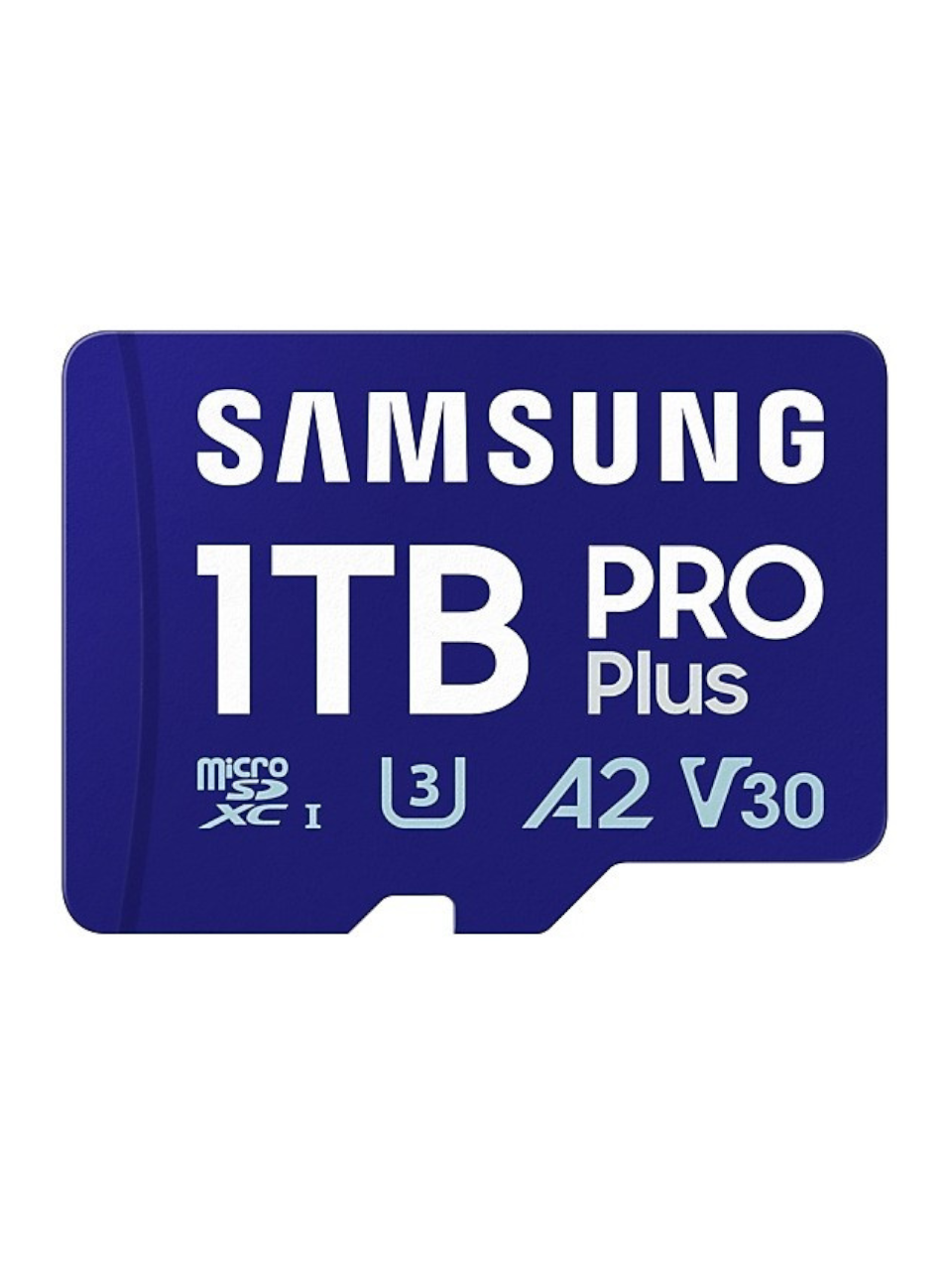 Карта памяти MicroSDXC 1024GB Samsung MB-MD1T0SA/EU PRO Plus Class 10, A2, V30, UHS-I (U3), 130/180MB/s