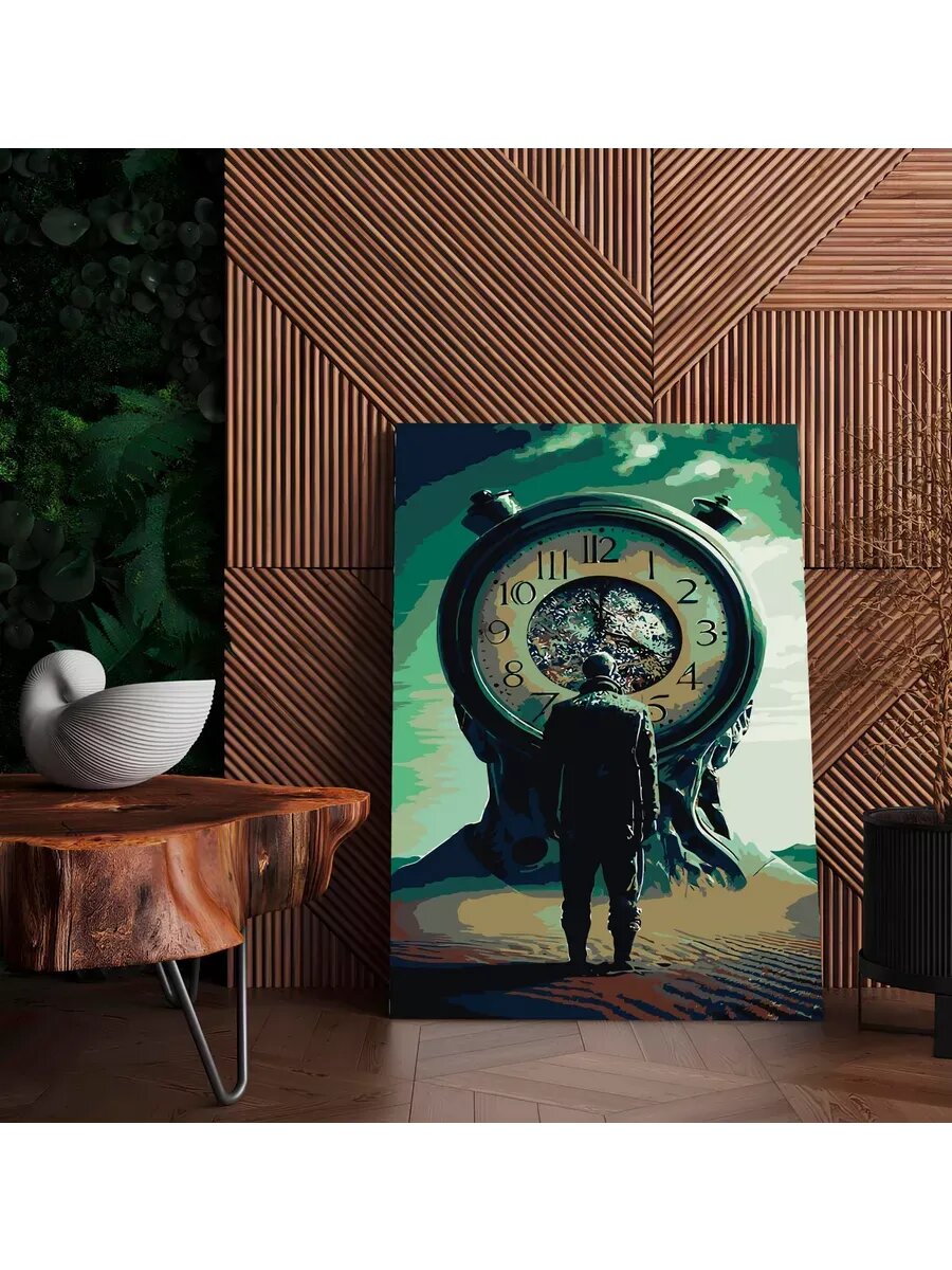 Картина по номерам Часы