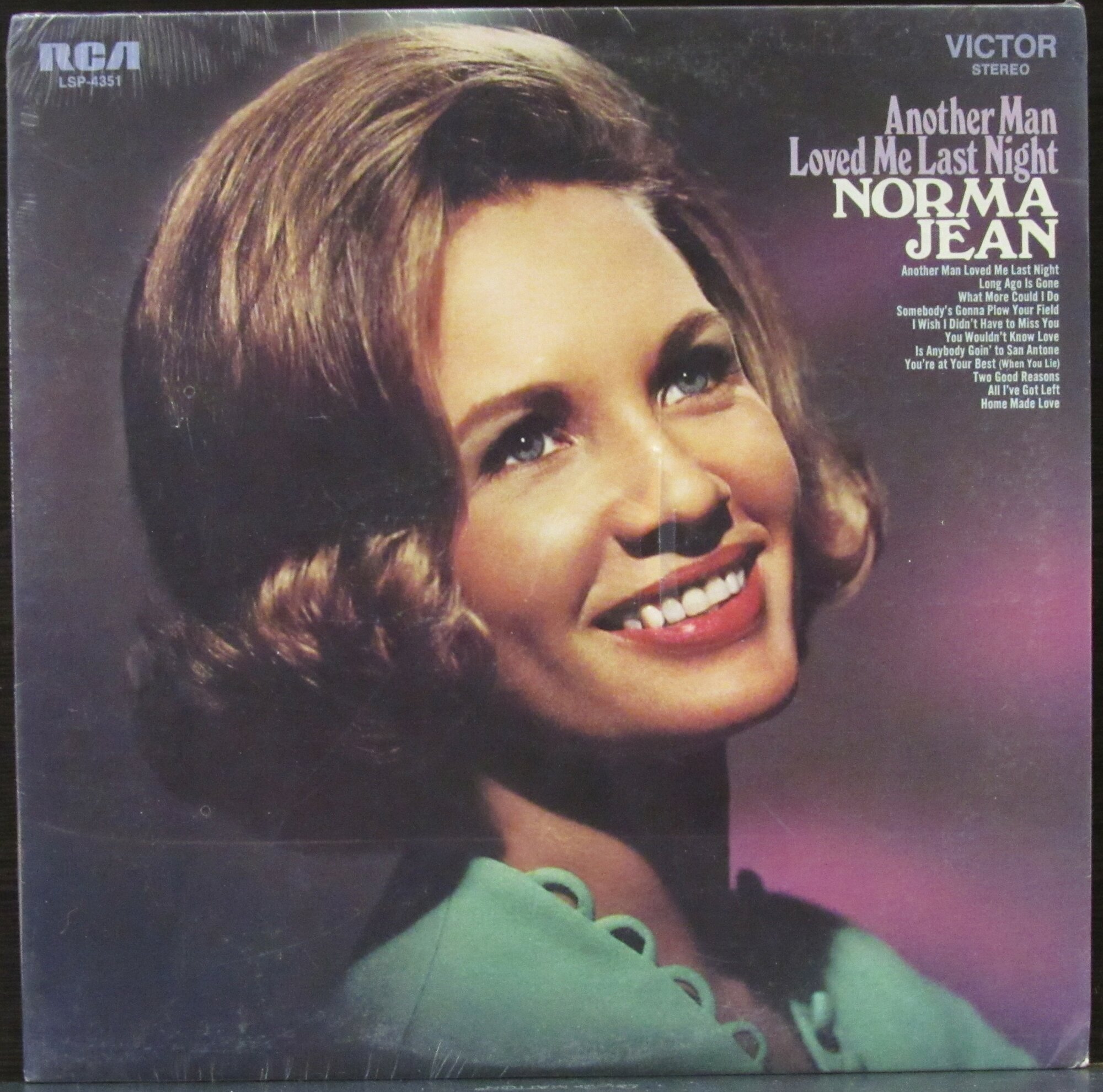 Jean Norma "Виниловая пластинка Jean Norma Another Man Loved Me Last Night"