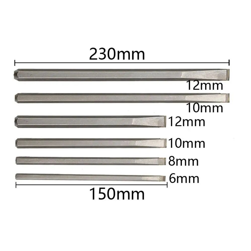 Долото для резьбы по камню GUHEHARD, 6PCS-Set