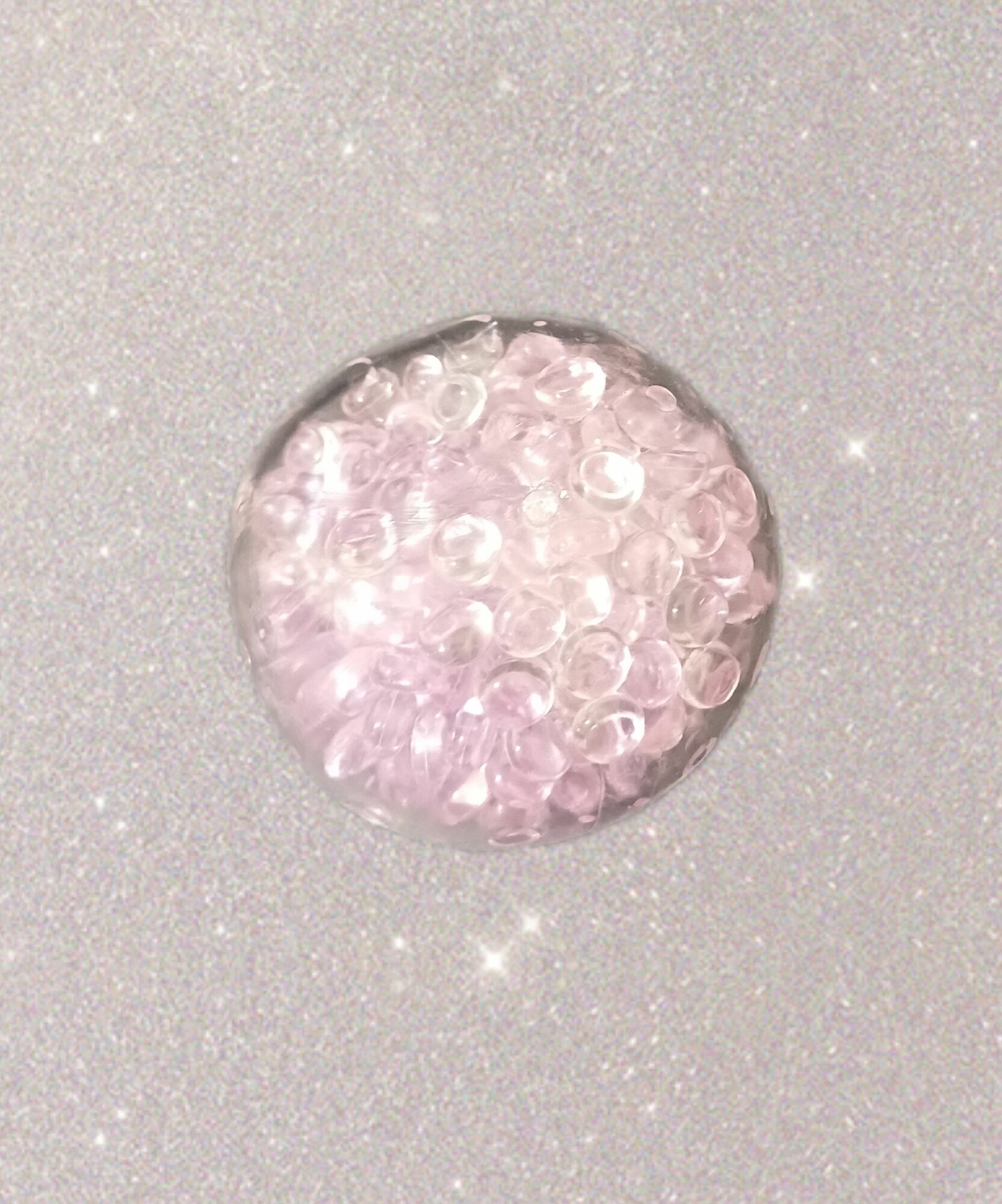 Сквиш шарики шуршашие розового цвета