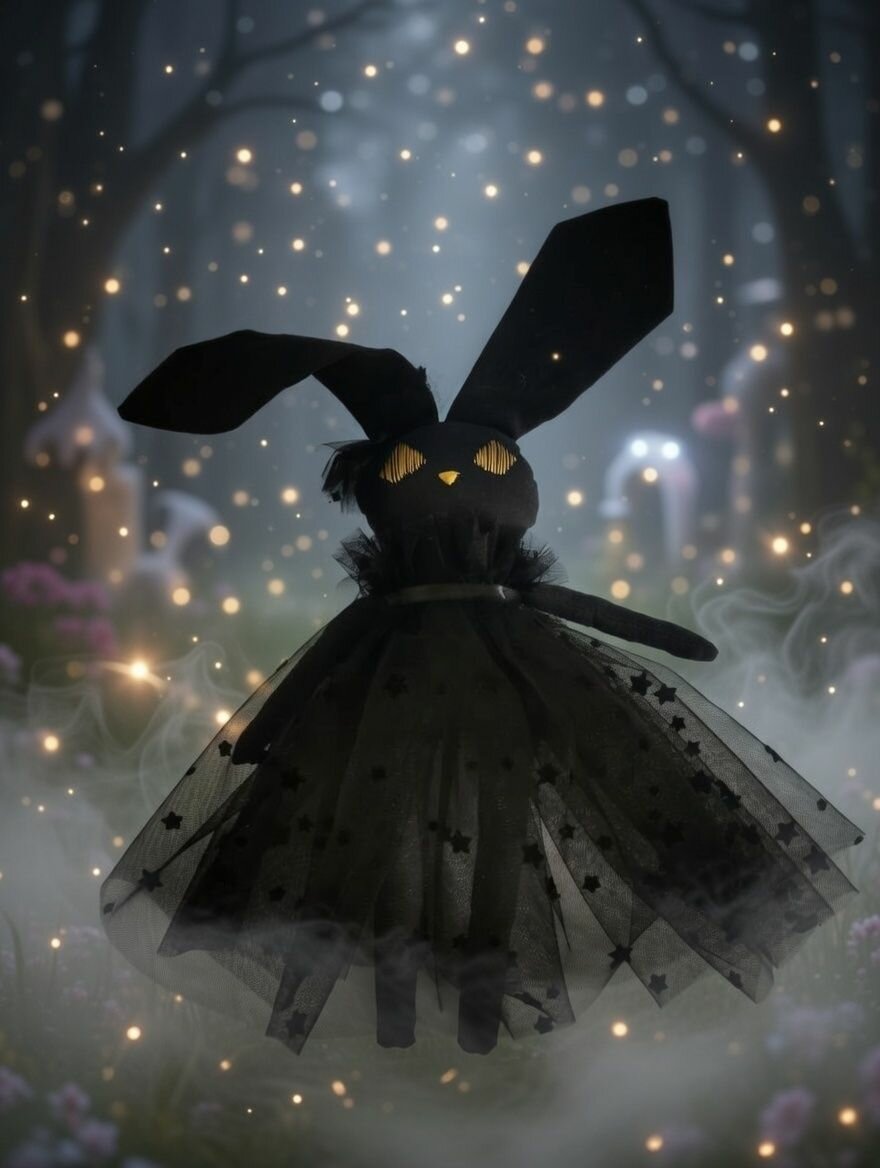 Текстильная интерьерная кукла "Зайка", ручная работа, 27см, в подарочной упаковке