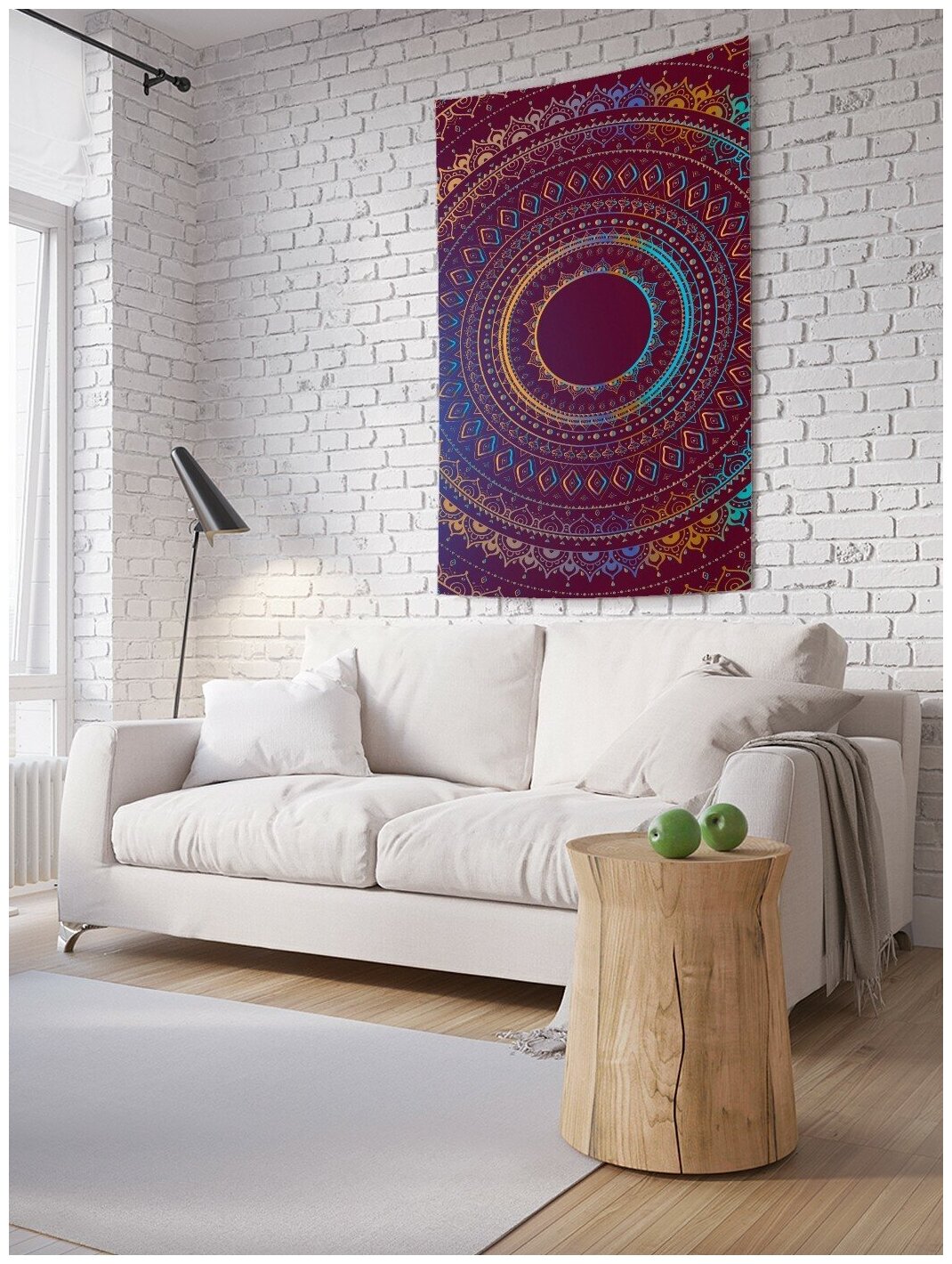 Вертикальное фотопанно на стену JoyArty "Бесконечный градиент", 100x150 см