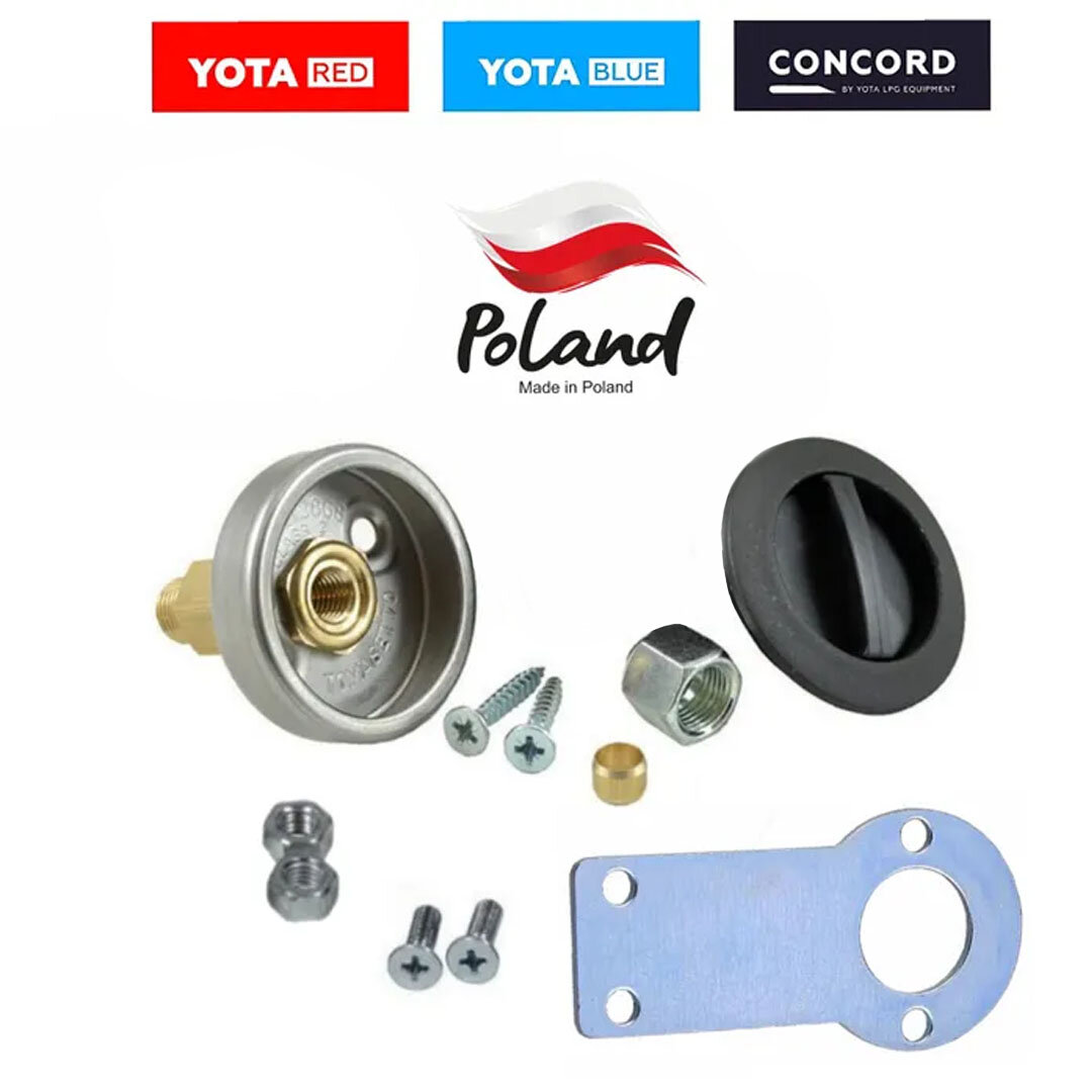 Заправочное устройство ВЗУ ГБО CONCORD под бампер (оригинал)