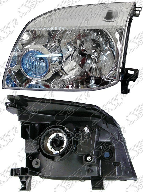 Фара Nissan X-Trail 00-07 (Слева/ Галоген/ Ручная регулировка) Sat арт. ST-215-11A4L-LD-E1