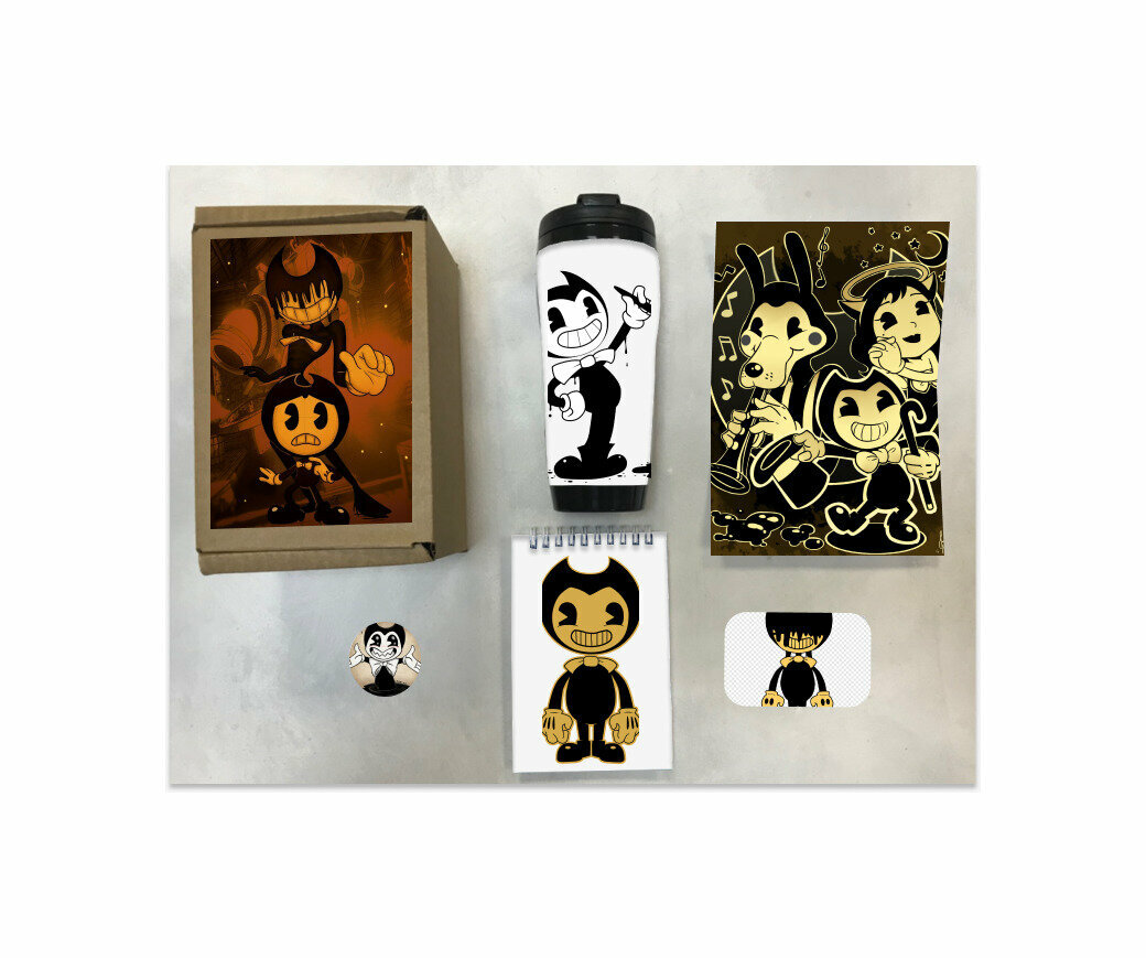 Бокс GOODbrelok принт "Бенди, Bendy" - B0003