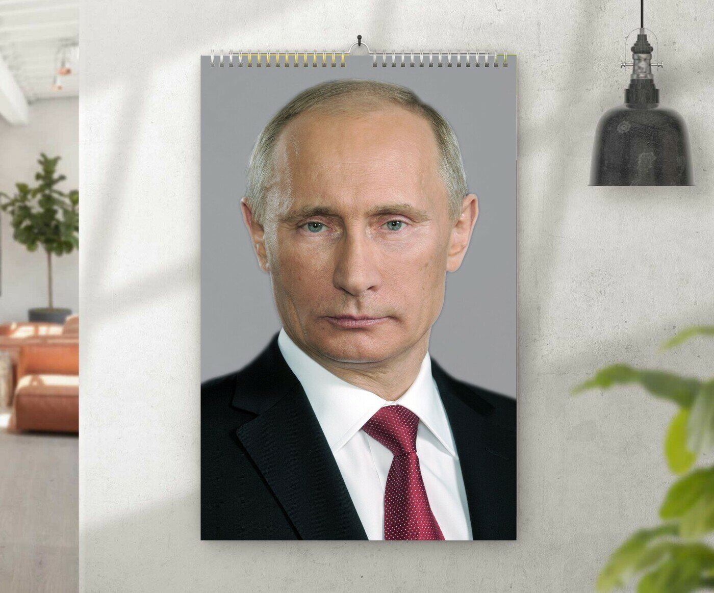 Календарь GOODbrelok Настенный перекидной Принт А4 "Путин" - 8
