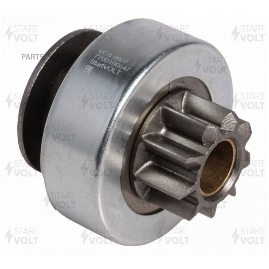 STARTVOLT VCS 0907 Бендикс стартера СтартВольт ВАЗ Лада Largus (12-)/Renault Logan (04-) 1.6i (10 шлиц.)