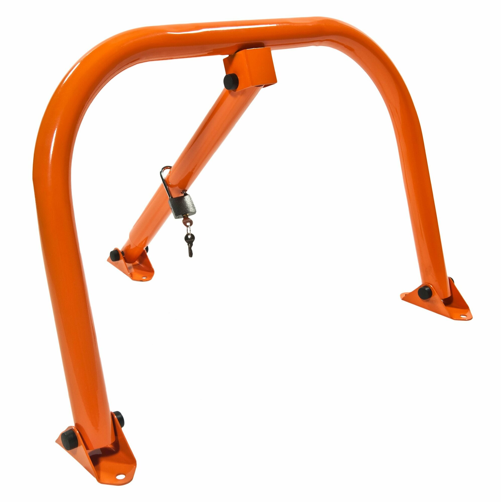 Блокиратор парковочного места с анкерами и замком (барьер складной)