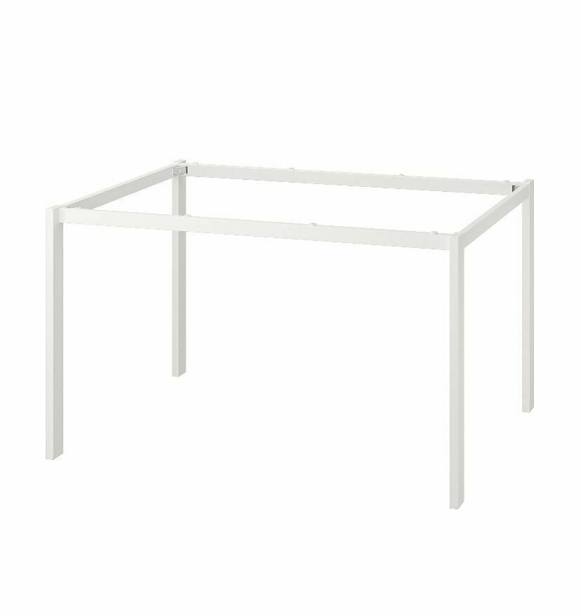 Подстолье для стола ikea из металла, белый, 125x75 см