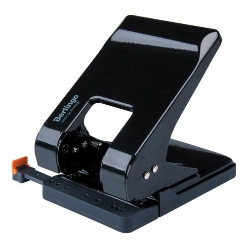 Дырокол Berlingo DDM_45301, металлический, до 45 листов, с линейкой