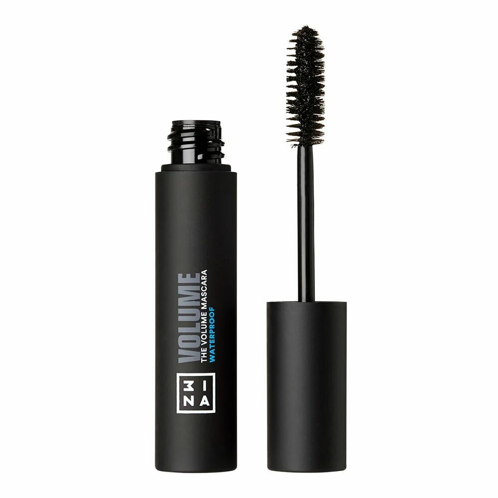 Водостойкая Объемная Тушь для Ресниц 3INA (Мина, Зина) The Waterproof Volume Mascara, Цвет - 900 (Чистый Черный)
