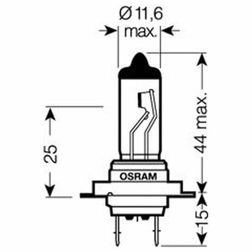 Лампа накаливания, основная фара Osram 64210sv2