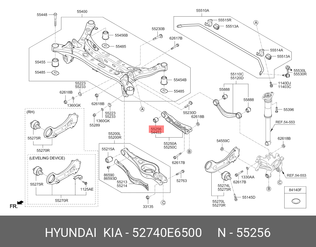 Сайлентблок Hyundai Kia 52740E6500