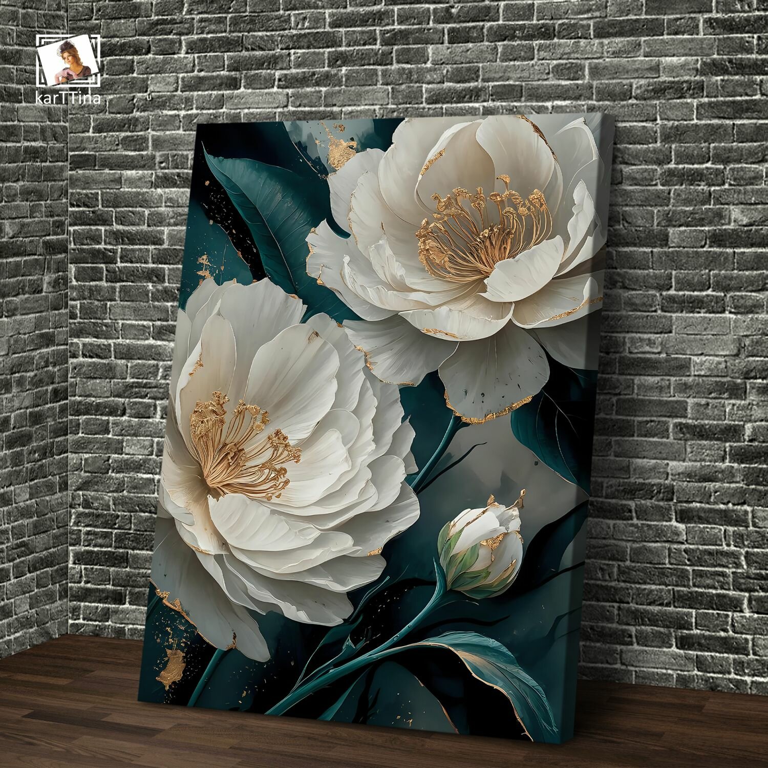 Картина интерьерная karTTina "Цветочный рай" 50х70см 1 шт.