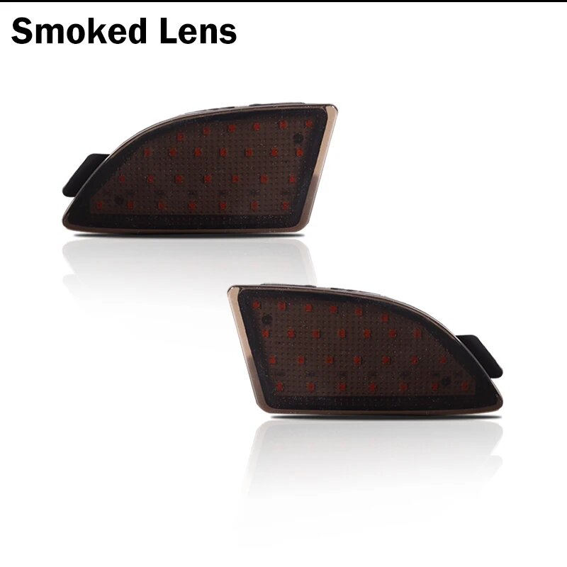 2 шт, задний отражатель бампера Smoked Lens Mazda 3 Axela