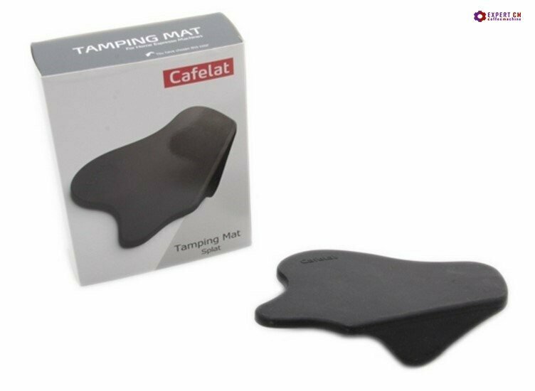 Силиконовая черная подставка под темпер и холдер Cafelat 185х115мм