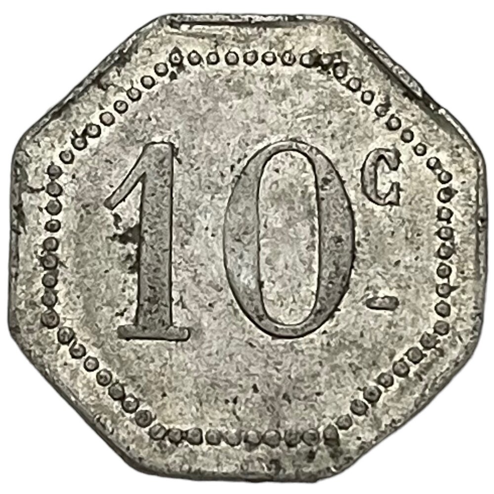 Франция, Малакоф 10 сантимов 1920-1930 гг. (Лот №2)