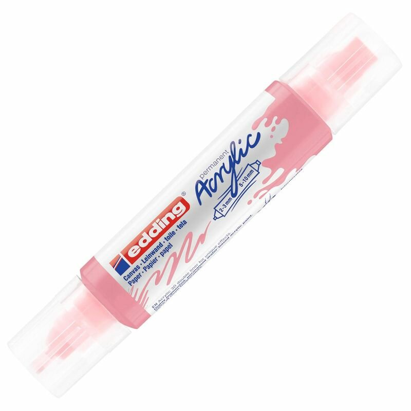 Маркер акриловый двусторон.3D Edding5400/935. Розовато-лилов./Classymauve