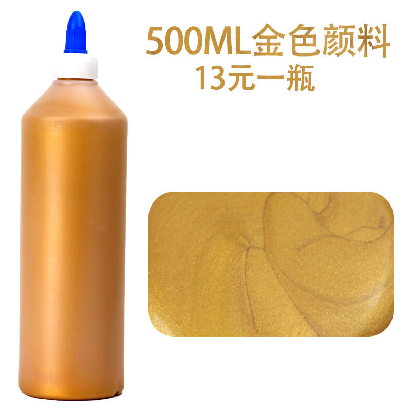 Акриловая краска "Воздушный змей", для керамики, 500мл, золотой цвет